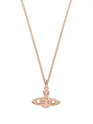 VIVIENNE WESTWOOD Crystal-embellished Orb Pendant Necklace - Pink