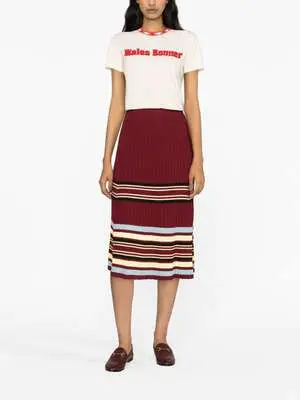 WALES BONNER Logo-appliqué T-shirt - Neutrals