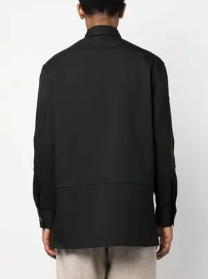 JIL SANDER Pointed-collar Button-up Shirt