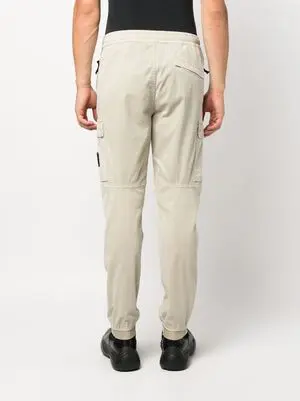 Stone Island Tapered-leg Cargo Trousers - Neutrals