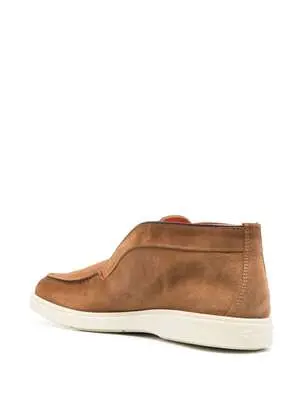 Santoni Slip-on Ankle Boots - Brown