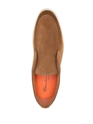 Santoni Slip-on Ankle Boots - Brown