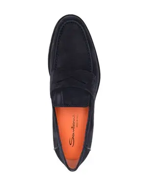 Santoni Rock Penny-slot Loafers