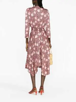 Maje Floral-print Midi Dress