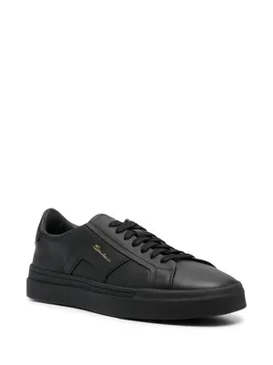 Santoni Leather Low-top Sneakers