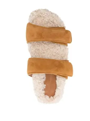 GIABORGHINI Alvine Ugh Faux-shearling Slides
