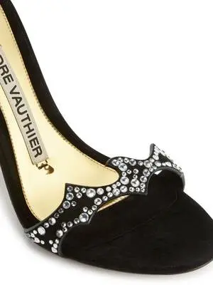 Alexandre Vauthier Betsy 105mm Crystal-embellished Sandals