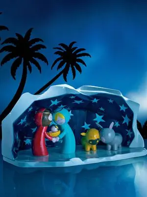 ALESSI Happy Eternity Baby Nativity Scene