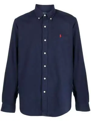 Polo Ralph Lauren Polo Pony Button-up Cotton Shirt - Blue