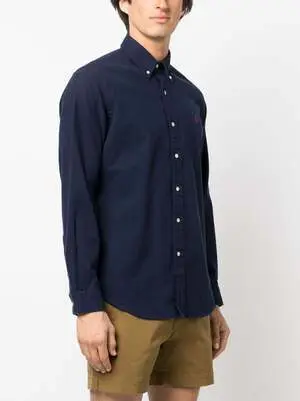 Polo Ralph Lauren Polo Pony Button-up Cotton Shirt - Blue
