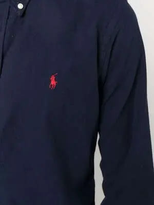 Polo Ralph Lauren Polo Pony Button-up Cotton Shirt - Blue