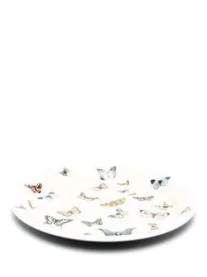 FORNASETTI Butterfly-print Ceramic Dish