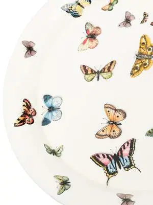 FORNASETTI Butterfly-print Ceramic Dish