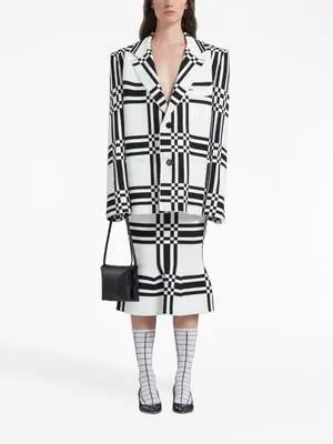 Marni Prisma Leather Clutch