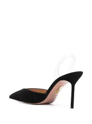 AQUAZZURA V Plexi 95mm Pumps
