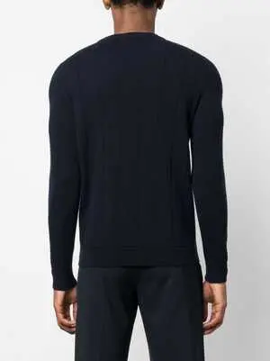 Brioni Vertical-pattern Cashmere Jumper