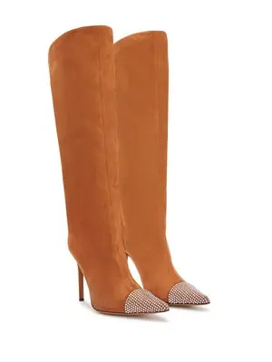 Alexandre Vauthier 105mm Crystal-embellished Boots