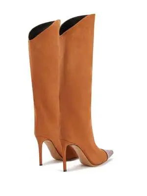 Alexandre Vauthier 105mm Crystal-embellished Boots