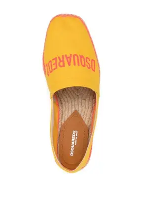 Dsquared2 Logo-print Espadrilles - Yellow