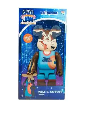 MEDICOM TOY X Space Jam: A New Legacy Be@rbrick Wile E. Coyote 1000% Figure - Brown