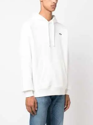 DIESEL® Cotton Hoodie - White