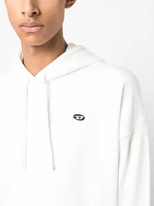 DIESEL® Cotton Hoodie - White
