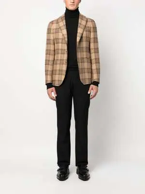 Tagliatore Plaid-pattern Single-breasted Blazer