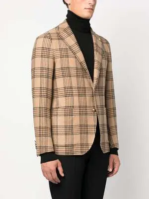 Tagliatore Plaid-pattern Single-breasted Blazer