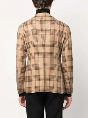 Tagliatore Plaid-pattern Single-breasted Blazer