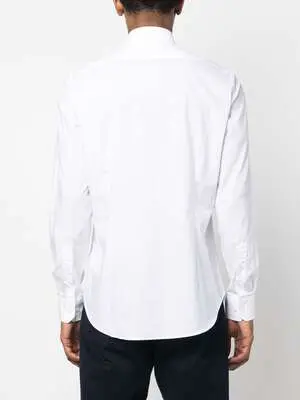 Michael Kors Logo-embroidered Cotton Shirt - White