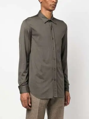 Brioni Long-sleeve Button-up Shirt - Green
