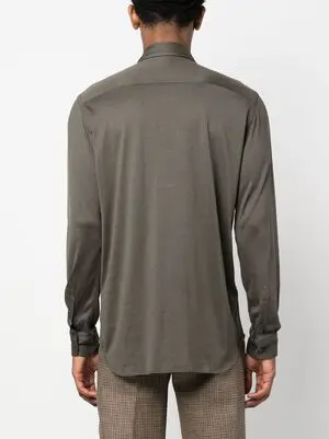 Brioni Long-sleeve Button-up Shirt - Green