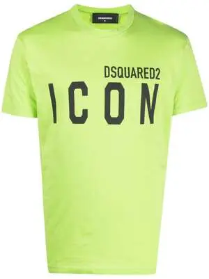 Dsquared2 Icon-print Cotton T-shirt - Green
