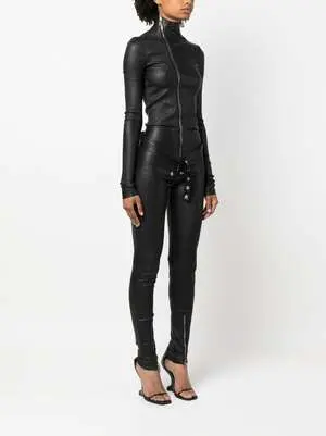 Rick Owens Luxor Gary Leather Jumpsuit