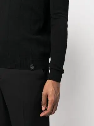 Brioni Roll-neck Jumper - Black