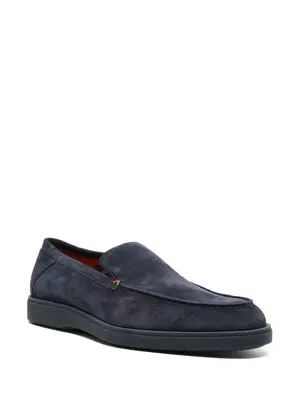 Santoni Suede Loafers