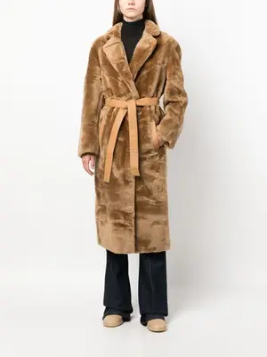 BLANCHA Reversible Shearling Coat