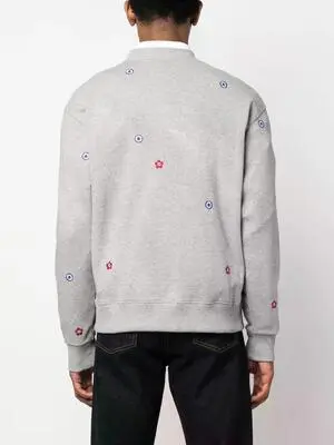 Kenzo Floral Embroidered Cotton Sweatshirt