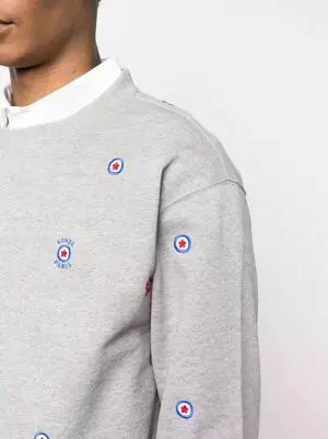 Kenzo Floral Embroidered Cotton Sweatshirt