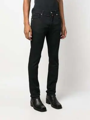 BILLIONAIRE Low-rise Straight-leg Jeans - Blue