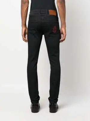 BILLIONAIRE Low-rise Straight-leg Jeans - Blue