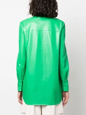 Patrizia Pepe Coated Long-sleeve Shirt