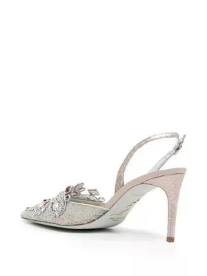 Rene Caovilla Rhinestone-embellished Pumps