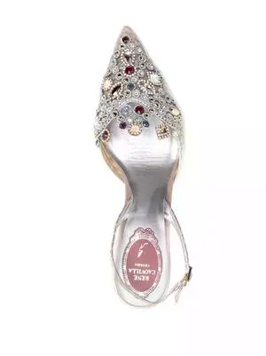 Rene Caovilla Rhinestone-embellished Pumps