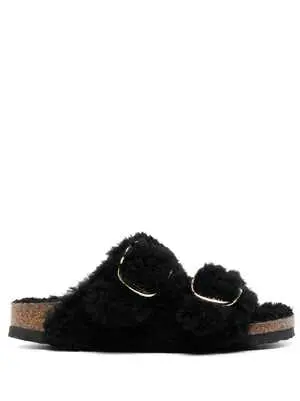 BIRKENSTOCK Arizona Big Buckle Shearling Slides