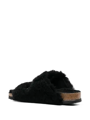 BIRKENSTOCK Arizona Big Buckle Shearling Slides