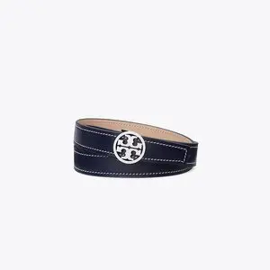 Tory Burch Tory Burch 1" Miller Belt Tory Navy/silver