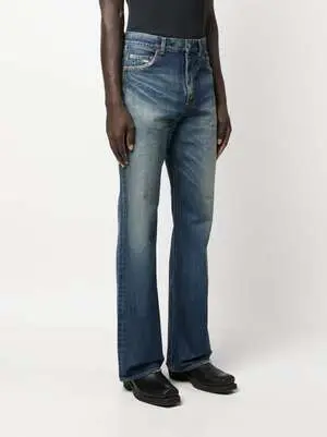 Saint Laurent 70's Whiskering-effect Bootcut Jeans