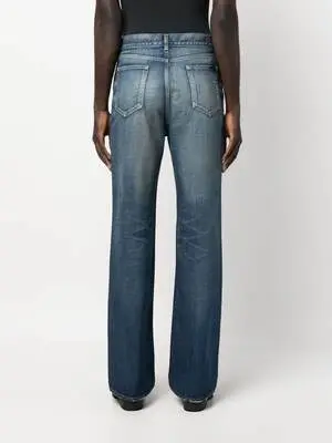 Saint Laurent 70's Whiskering-effect Bootcut Jeans