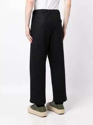 OAMC Wide-leg Wool-cotton Trousers